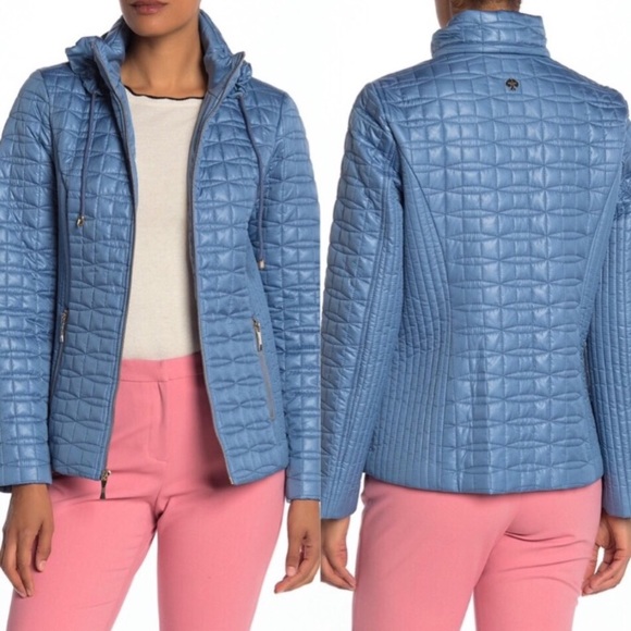 kate spade | Jackets & Coats | New Kate Spade Quilted Packable Hood ...